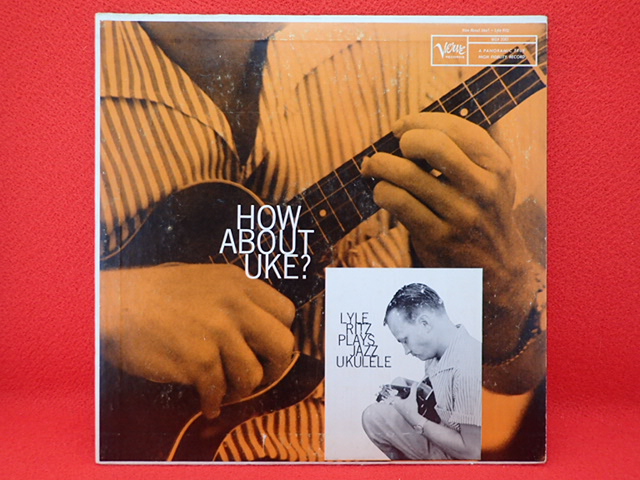 1円開始 激レア US完オリ MONO/ブル-T字/DG LYLE RITZ/HOW ABOUT UKE ウクレレの名手LYLEの安らぎ度 ...