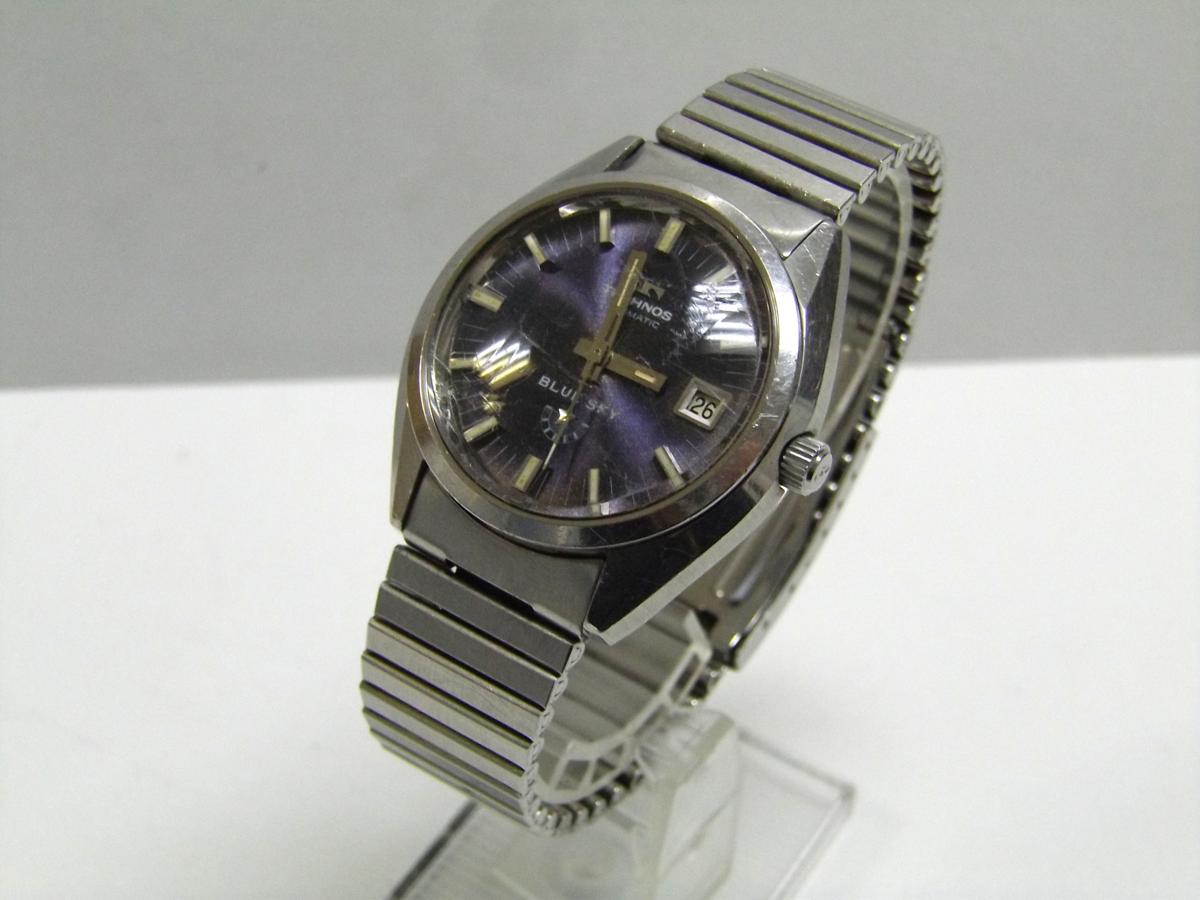 M2912-36宮64520 TECHNOS AUTOMATIC BLUE SKY 腕時計 テクノス(テクノス)｜売買されたオークション情報、yahooの商品情報をアーカイブ公開 ...