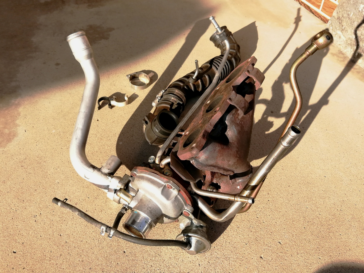 ホンダ ザッツ JB3 JB4 JD1 ライフ ダンク VG7 タービン ターボチャージャー エキマニ付き E07 ビート バモス 流用(過給器本体)｜売買されたオークション情報、yahooの ...