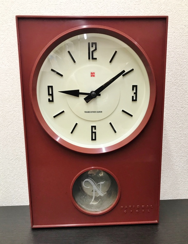 レトロ アンティーク ナショナル ORGEL トランジスタ 振り子時計 CLOCK(アナログ)｜売買されたオークション情報、yahooの商品 ...