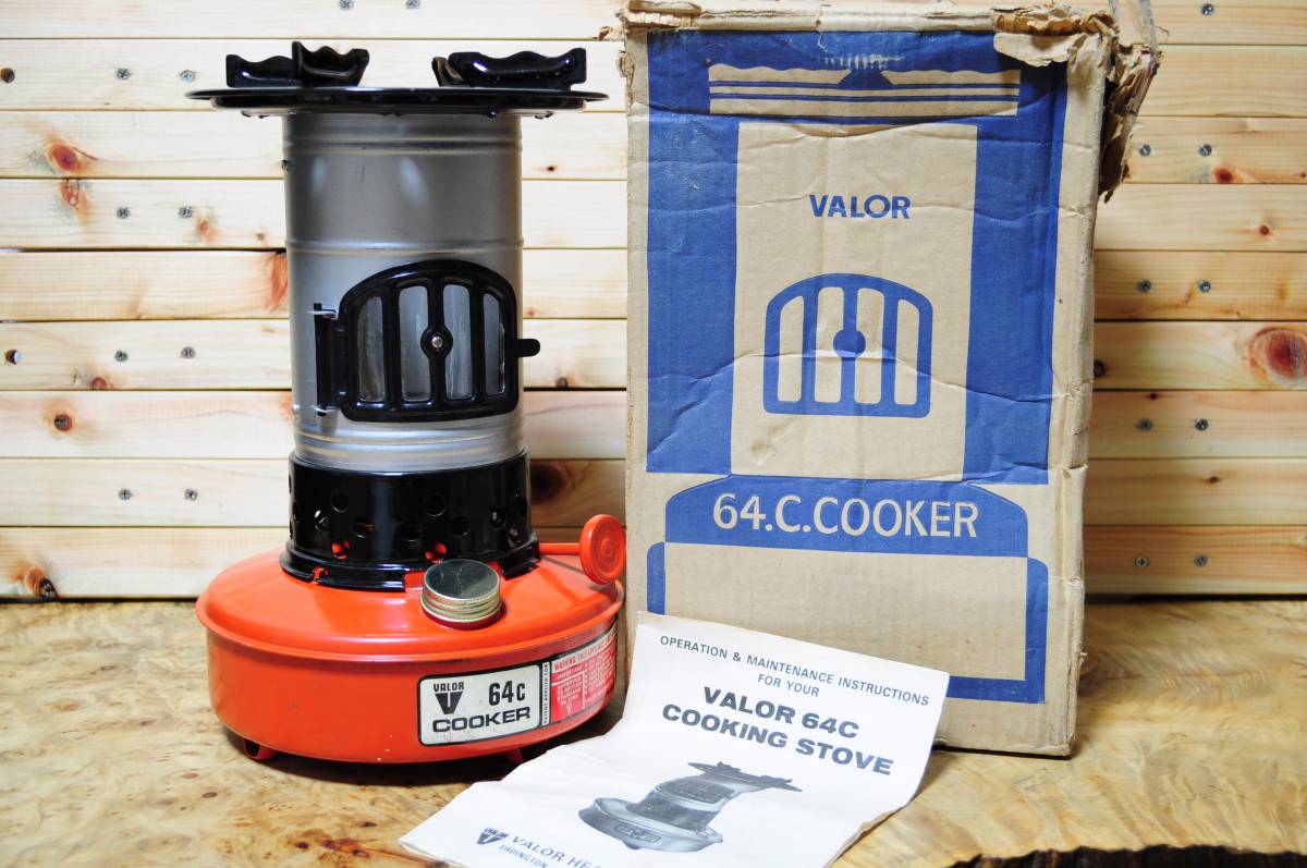 1960's バーラー64C クッカーストーブ VALOR 64C COOKER stove アウトドアに携帯性 検 アラジン ヒーター ...