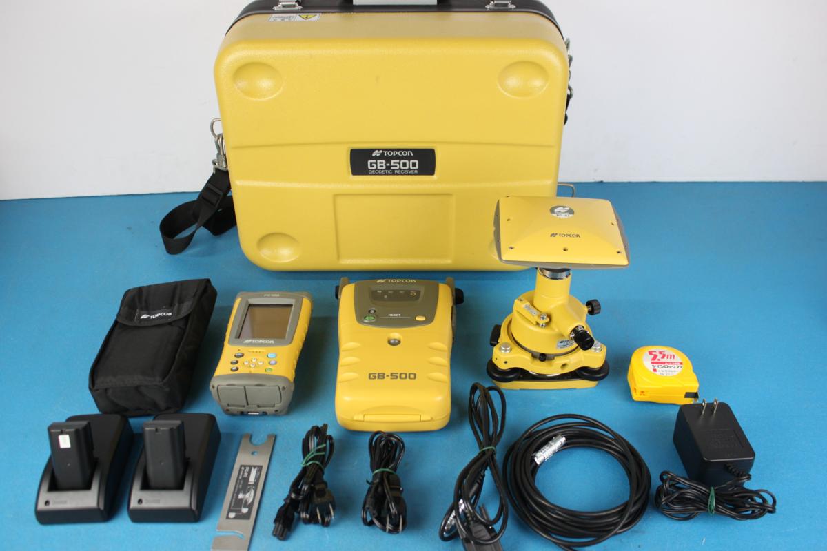 お買い得 TOPCON トプコン GEODETIC RECEIVER GB-500 GNSS受信機 GPS測量機器 Y020901(測量、角度 ...
