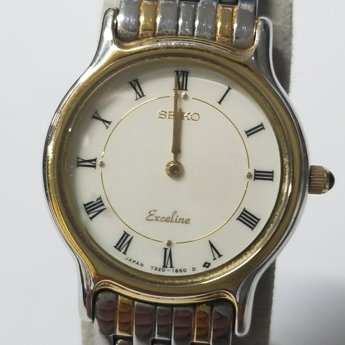 セイコー SEIKO エクセリーヌ 7320-0390 レディースクォーツ コンビ 電池切れてますが 素敵(エクセリーヌ)｜売買された ...