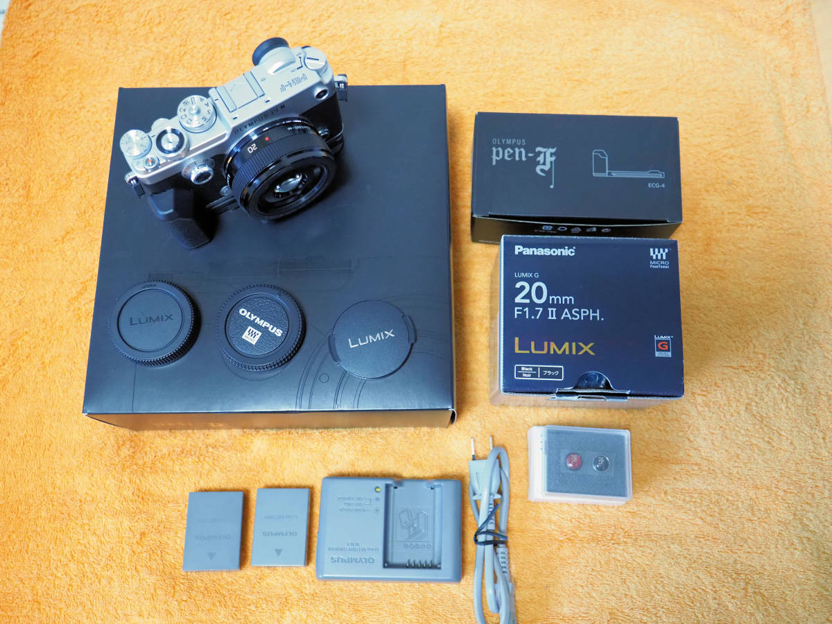 オリンパス OLYMPUS PEN-F ＋ LUMIX G 20mm F1.7Ⅱ ASPH付(オリンパス)｜売買されたオークション情報 ...