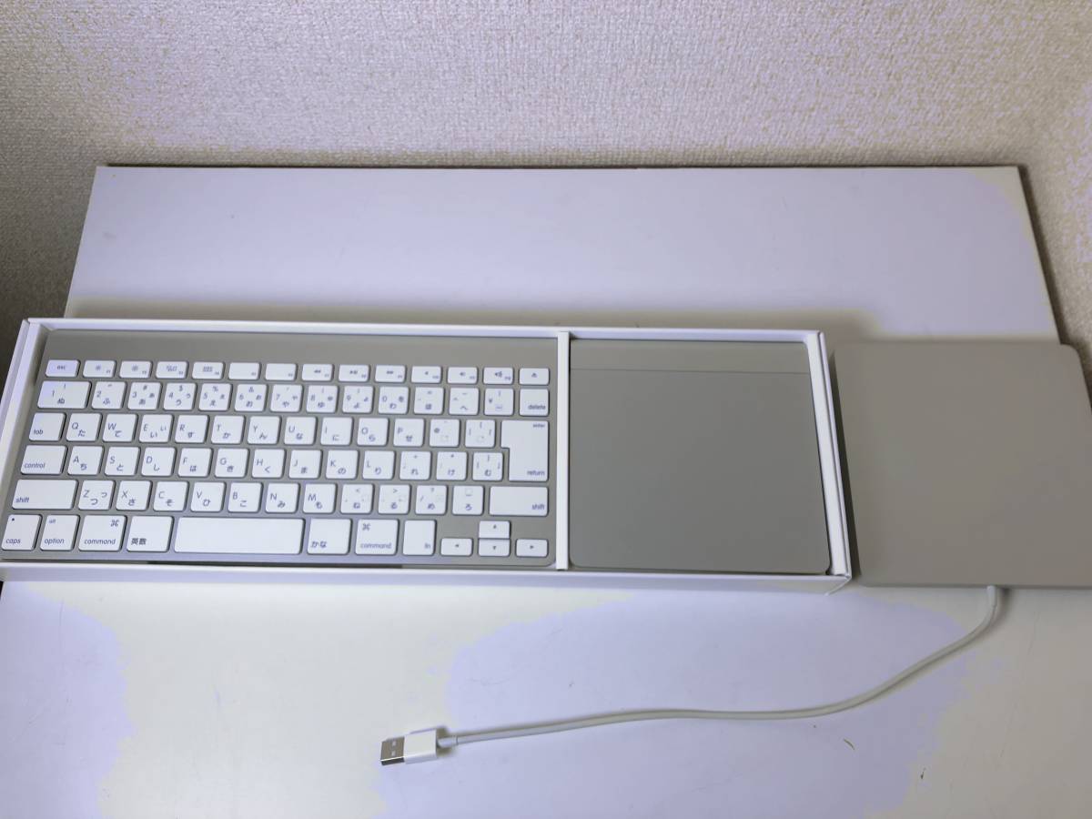 /1円出品 Apple Wireless Keyboard A1314＋Apple magic Trackpad A1339 ...