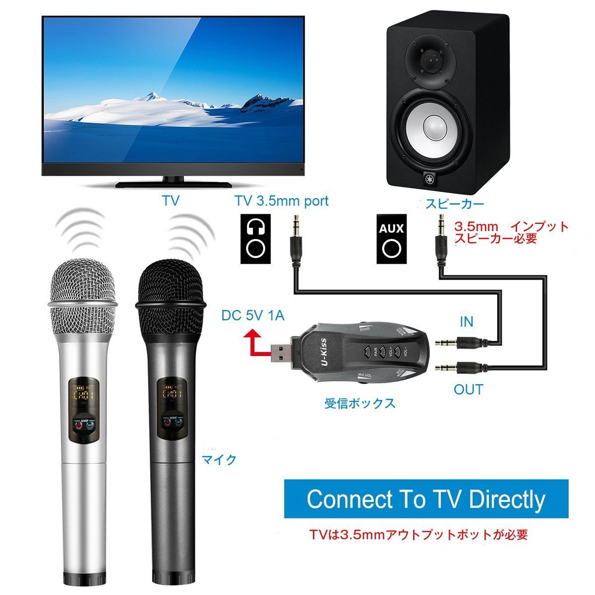 ELEGIANT カラオケマイク bluetooth 無線マイク ワイヤレスマイク 録音 スマホカラオケ 軽量 Android Phoneスマホ タブレット E0018(カラオケ機器)｜売買さ ...