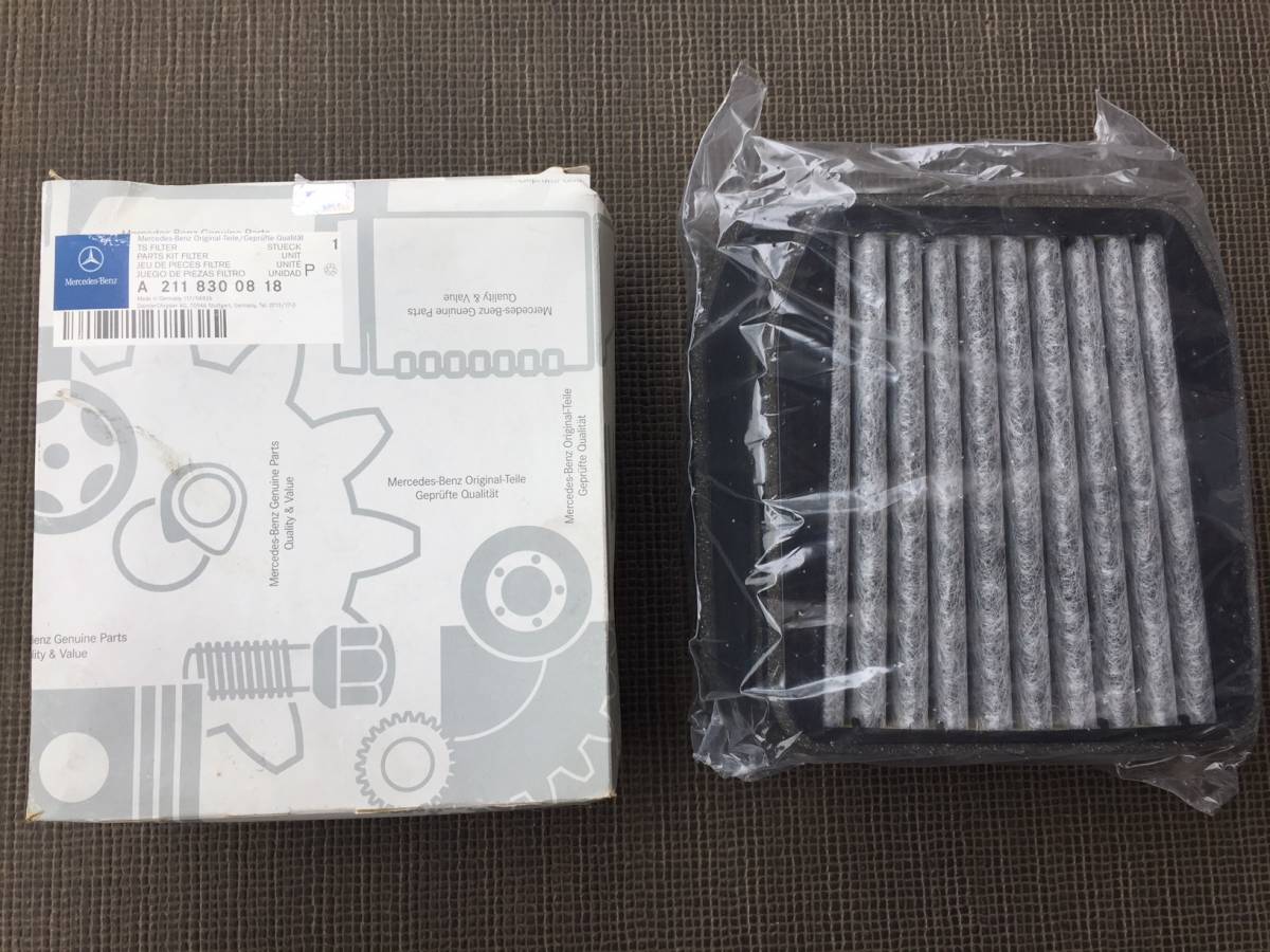 ベンツ E240 E320 E500 W211 純正 エアコンフィルター 2個セット A2118300818(エアコンフィルター)｜売買された ...