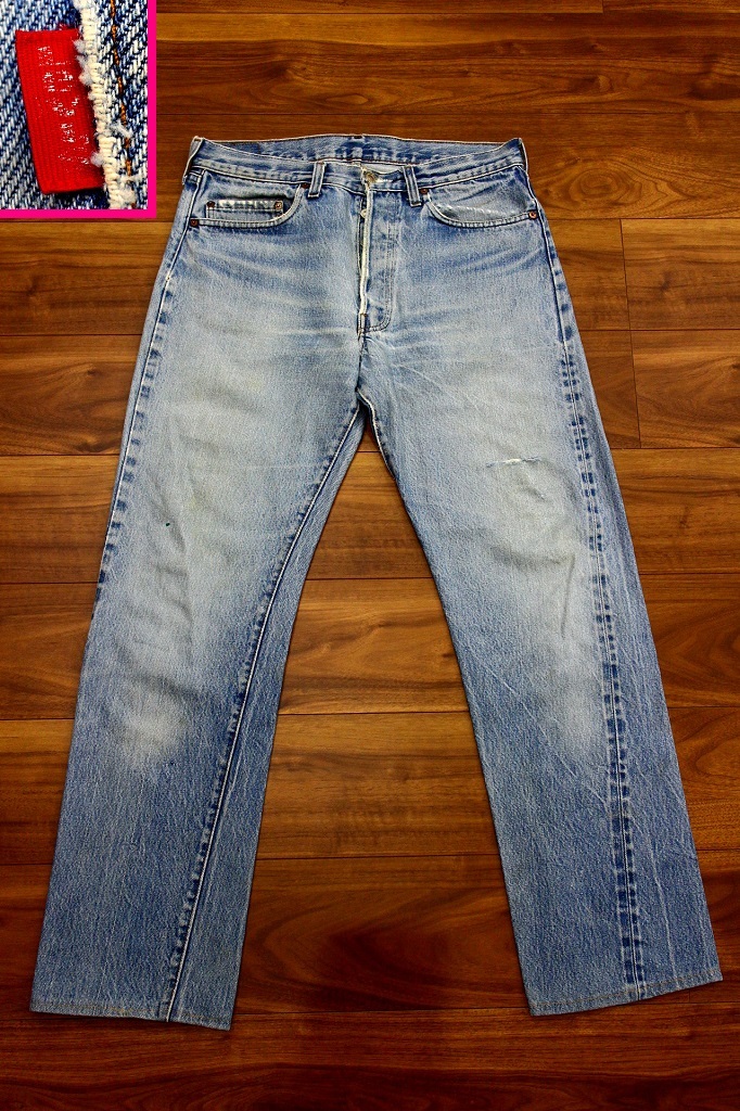 70s ビンテージ リーバイス 501 赤耳 サイズ W34 黒カン 66前期 66後期 ビッグE 501xx アメリカ製 ダメージ クラッシュ 505 606(W34)｜売買された ...