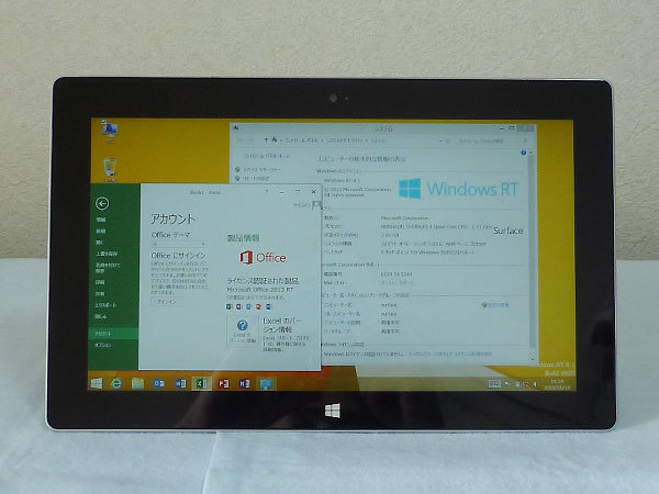 Microsoft Surface2 Model-1572 P3W-00012 NVIDIA Tegra4 1.7GHz SSD Windows RT 8.1 Microsoft Office ...