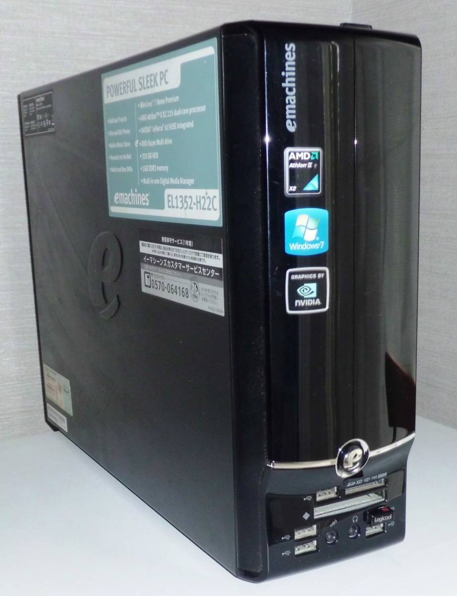eMachines EL1352-H22C Windows7 + Office Personal 2007(イーマシーンズ)｜売買された ...