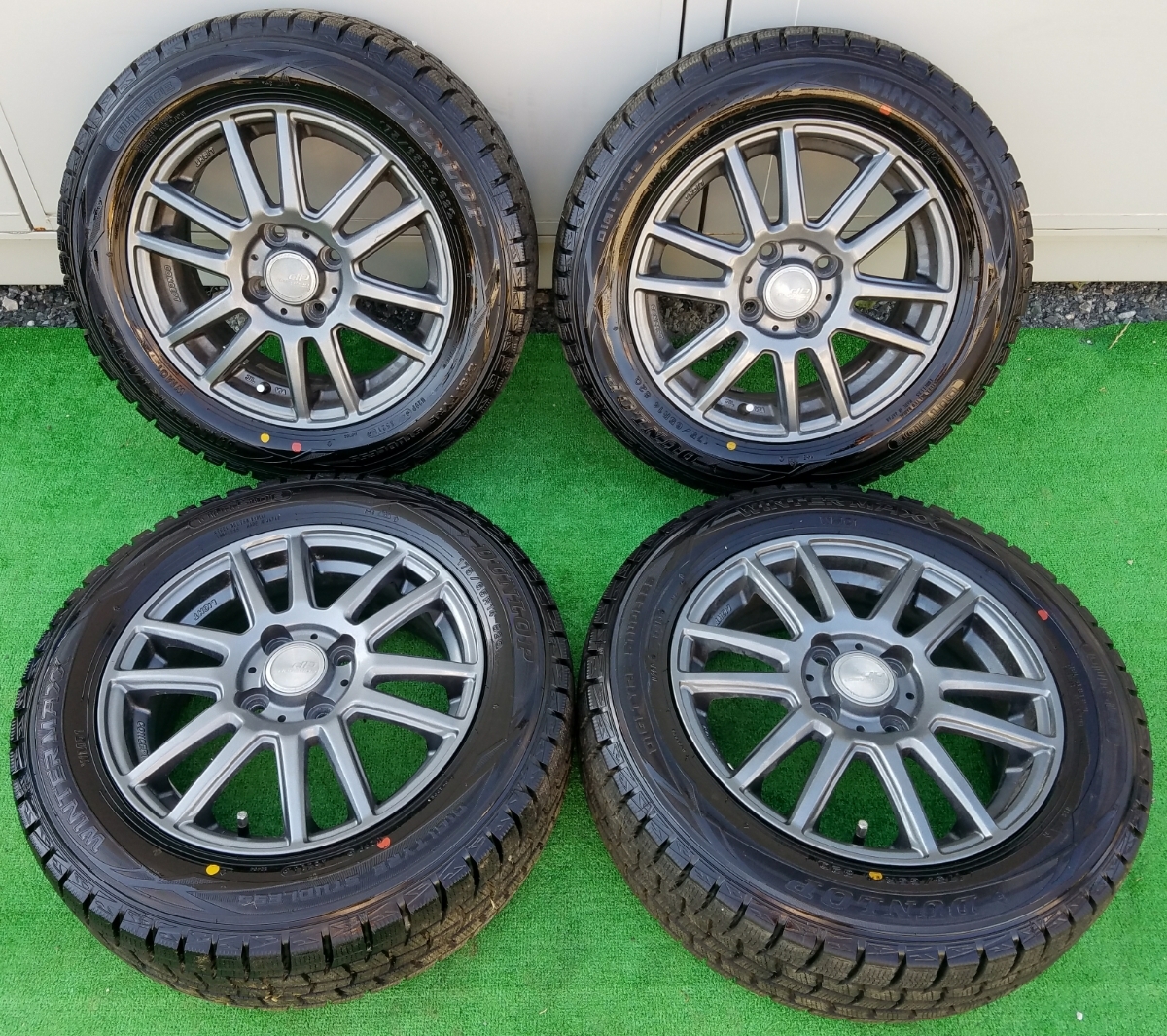 dp devotion 14インチ 4穴 スタッドレス タイヤ 16年製 アルミ ホイール 14×5.5J PCD100 ET43 175/65R14 82Q(ラジアルタイヤ)｜売買された ...