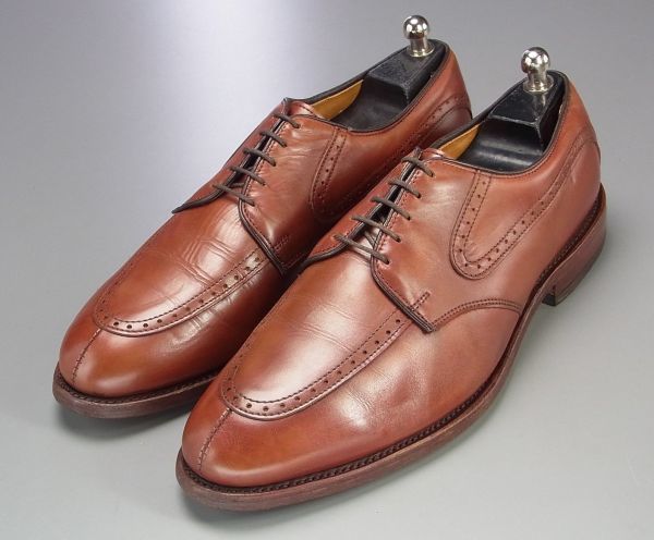 W3348アメリカ製 アレンエドモンズ Kingsley/Uチップ/エプロンダービー/レザーシューズ/ドレスシューズ/ビジネスシューズ/革靴 ...