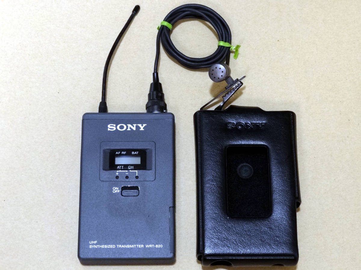 Sony トランスミッター WRT-820 タイピン型ワイヤレスマイク その2(コンデンサーマイク)｜売買されたオークション情報、yahooの ...