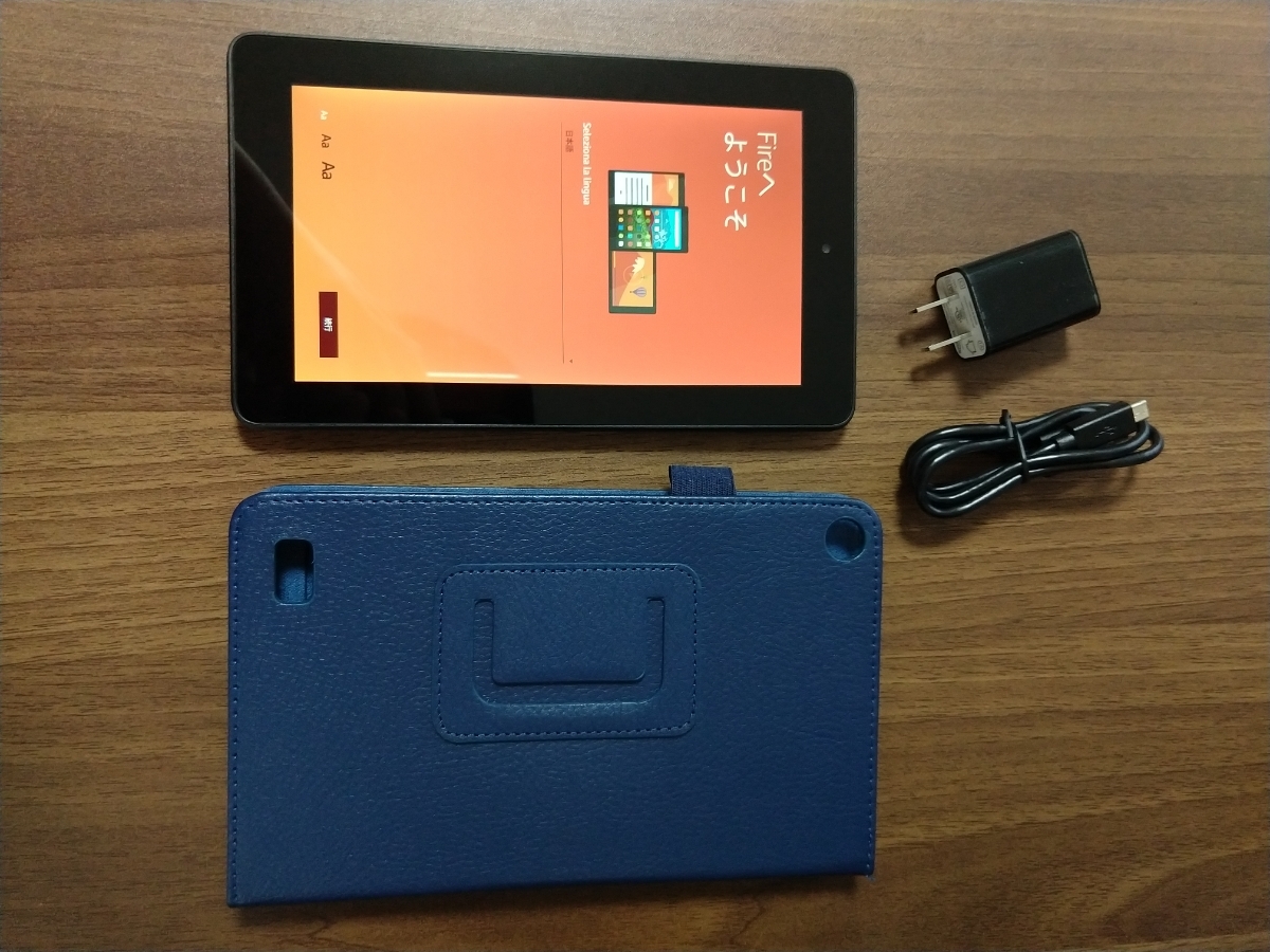 Amazon Fire7 タブレット 第5世代 8GB ブラック カバー付き(本体)｜売買されたオークション情報、yahooの商品情報を ...
