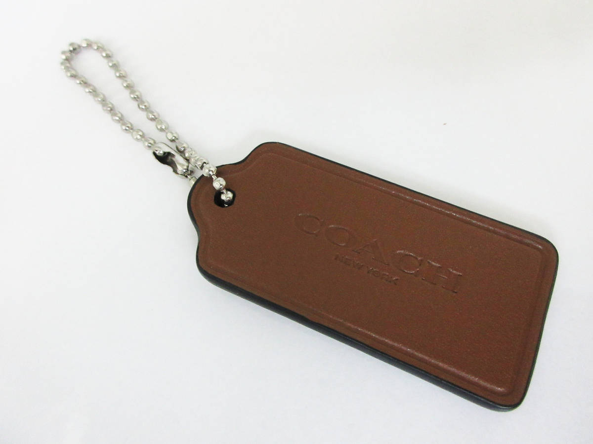 F2607 コーチ キーホルダー/バッグチャーム 本革/レザー 茶系 COACH ボールチェーン(コーチ)｜売買されたオークション情報 ...