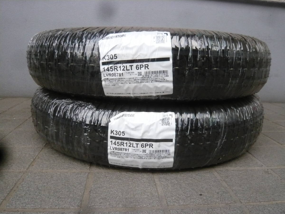2018年製 145R12 LT 6PR K305 BS ブリジストン 2本 816K1(中古品)｜売買されたオークション情報、yahooの ...