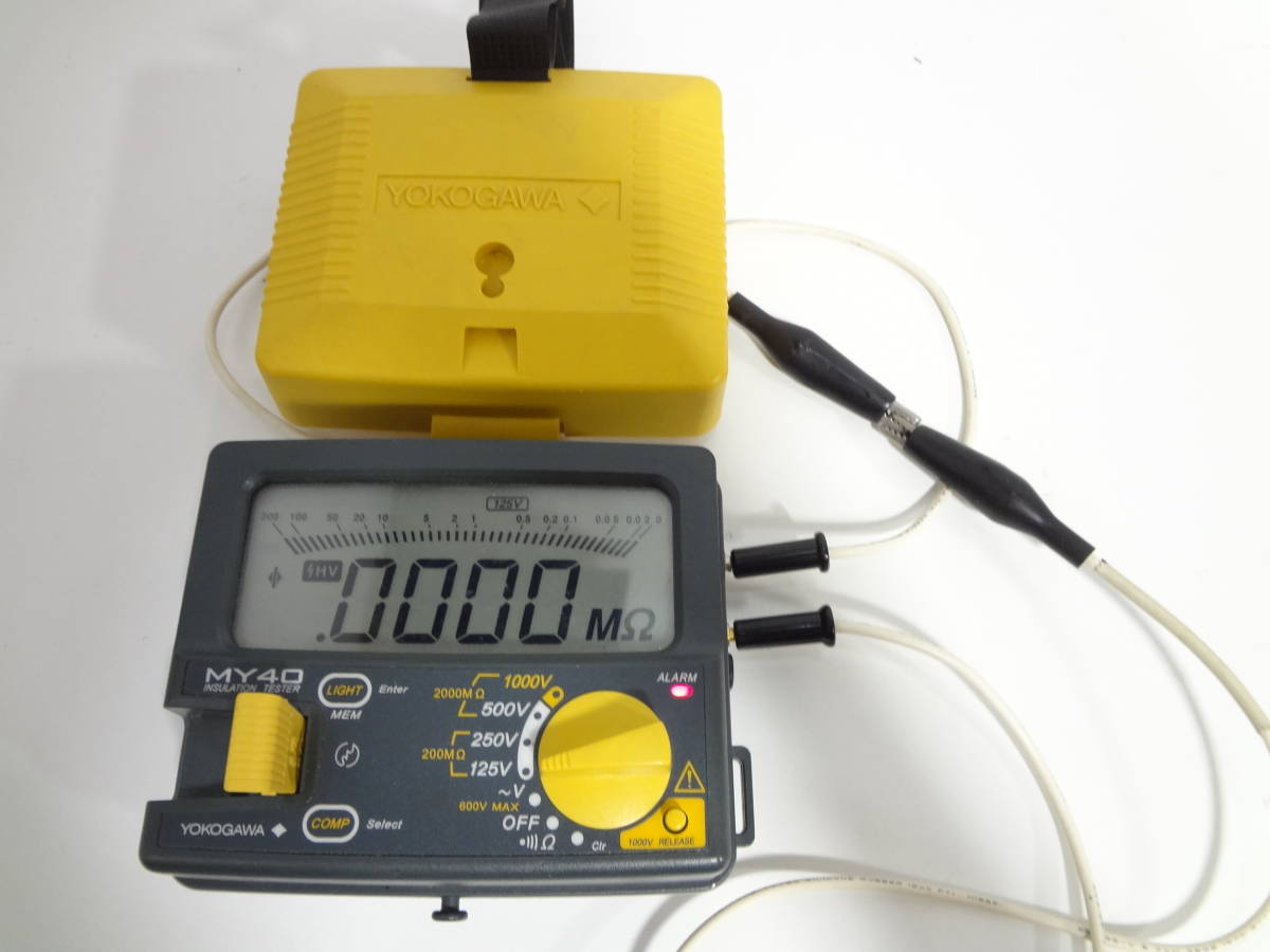 YOKOGAWA/YEW MY40-01 デジタル絶縁抵抗計/メグオームハイテスター/INSULATION TESTER/漏電テスト/横河電機 ...