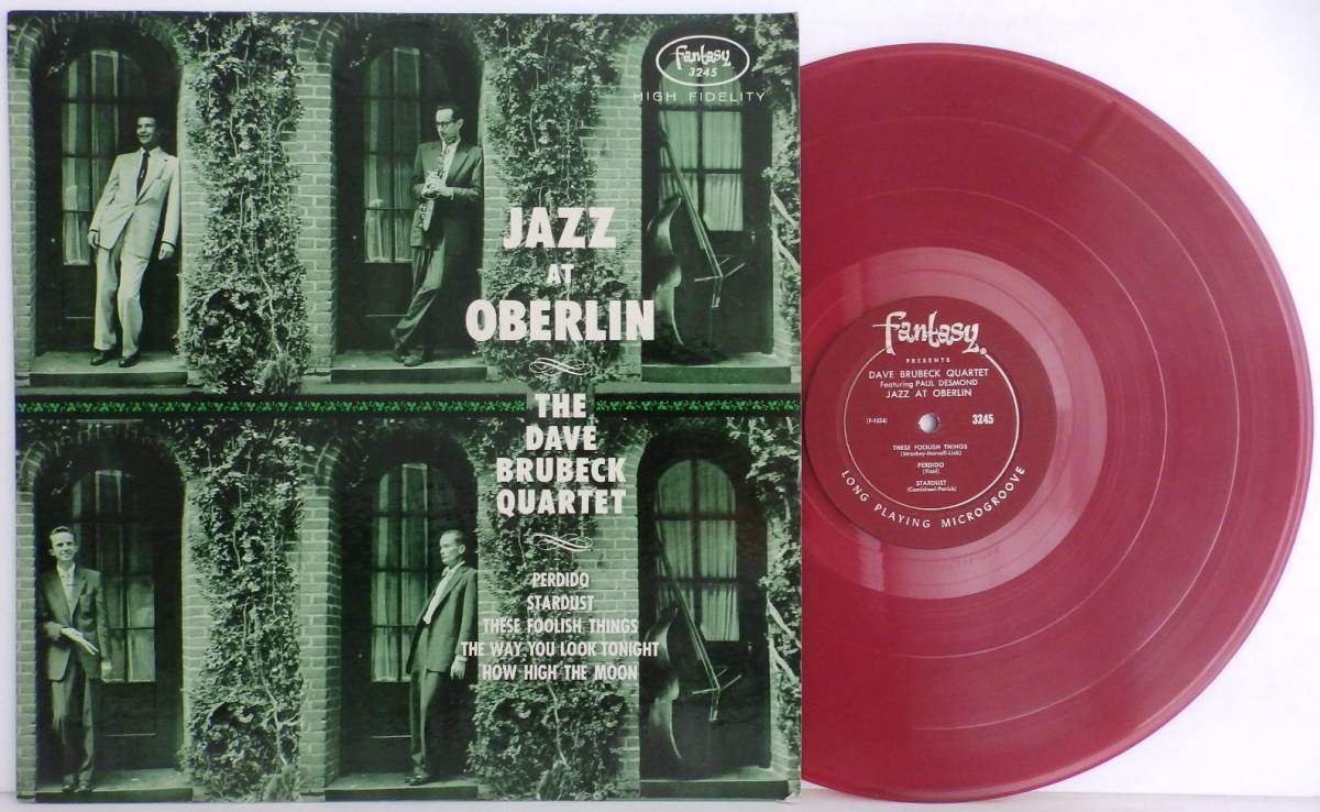 激レア Red Color Wax 赤盤 深溝 US盤 DAVE BRUBECK Jazz at oberlin デイヴ ブルーベック ...
