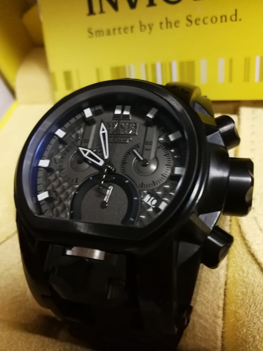 訳あり INVICTA BOLT インビクタ ボルトゼウス マグナム オールブラック(クロノグラフ＋カレンダー)｜売買されたオークション情報、yahooの商品情報をアーカイブ公開 ...
