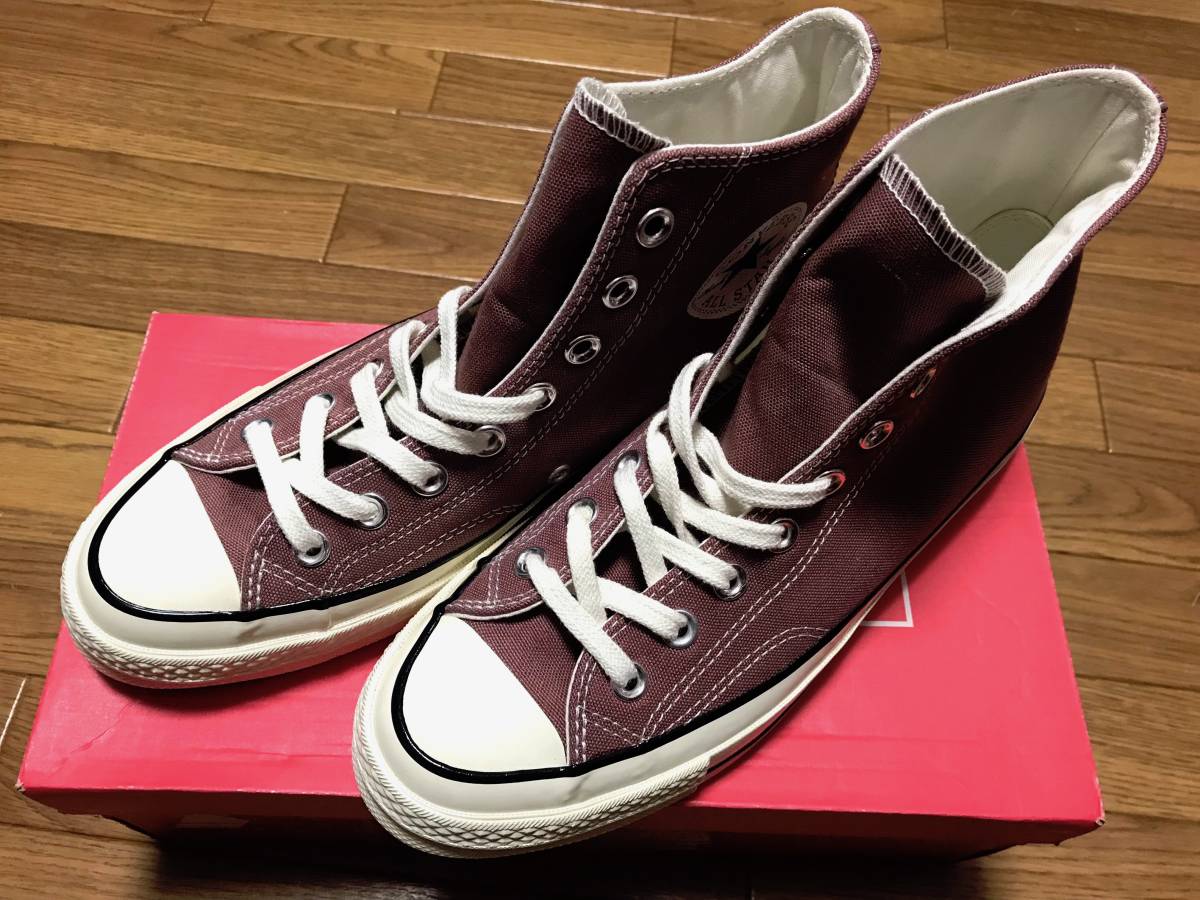 Converse Chuck Taylor 70s CT70 hi 25.0cm US6.5 saddle サドル black 小豆 あずき ...
