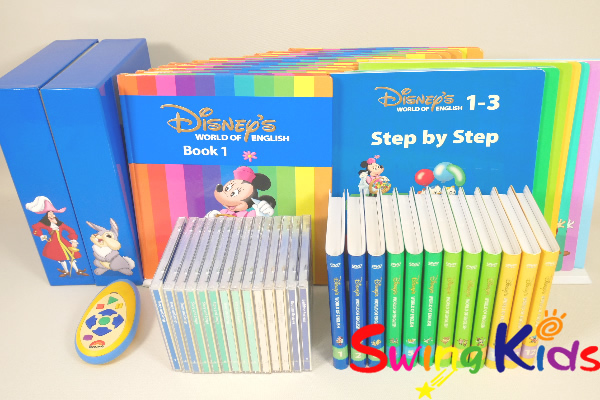 DWE ディズニー英語システム ステップバイステップDVD 絵本CD宝箱 2008年購入 ワールドファミリー swing1000(英語)｜売買されたオークション情報、yahooの商品情報を ...