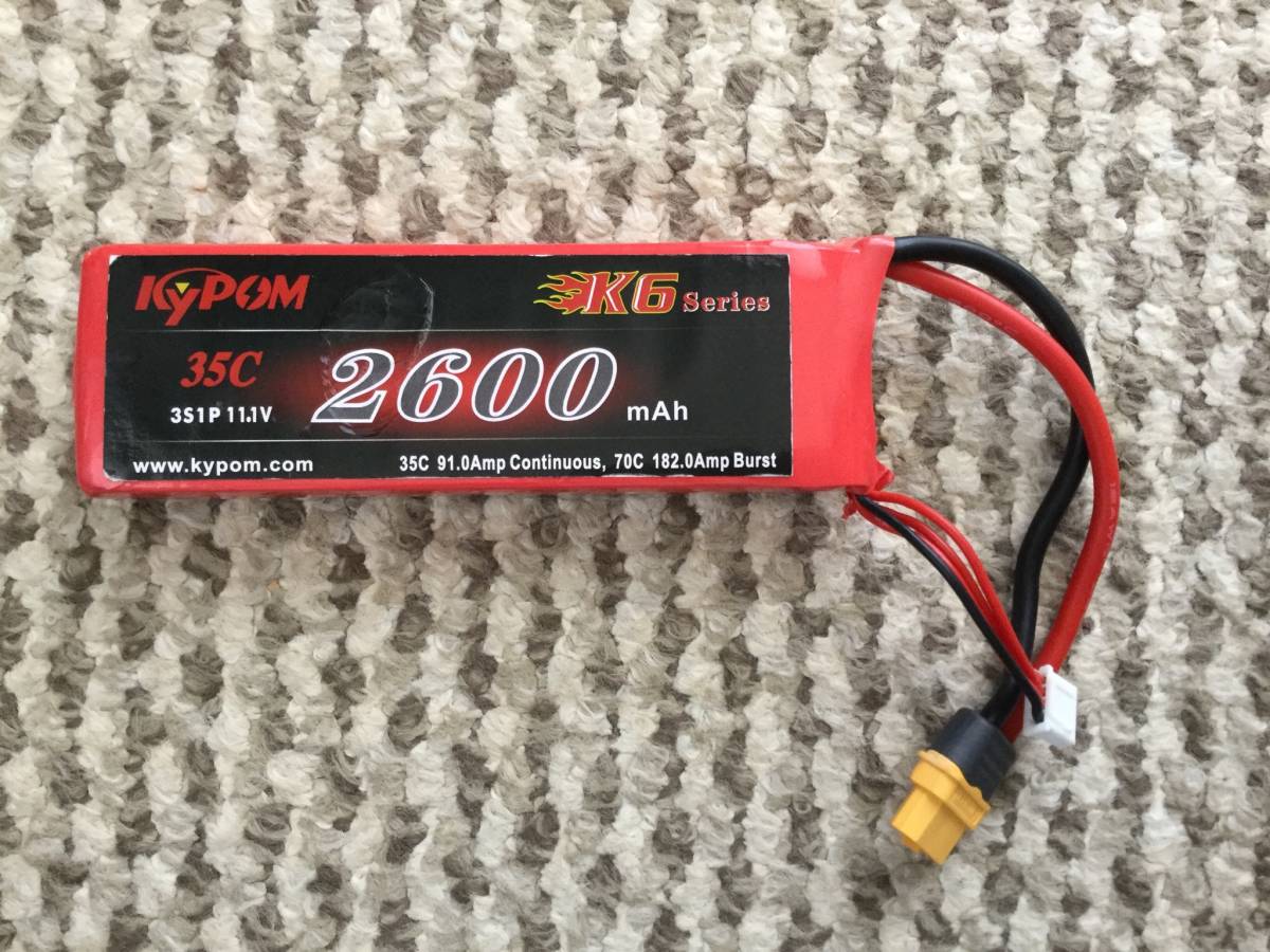 リポバッテリー KYPOM K6 11.1V 2600mA 35C-70 品(バッテリー、充電器)｜売買されたオークション情報、yahooの商品情報をアーカイブ公開 - オークファン ...