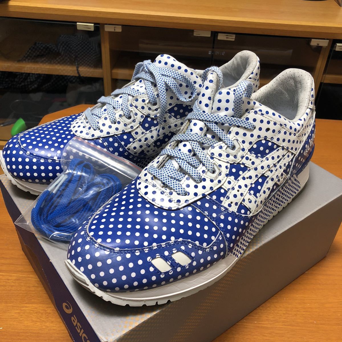 asics colette 白青ドットのアシックス ゲルライト 3(29.0cm)｜売買されたオークション情報、yahooの商品情報をアーカイブ公開 - オークファン（aucfan.com）