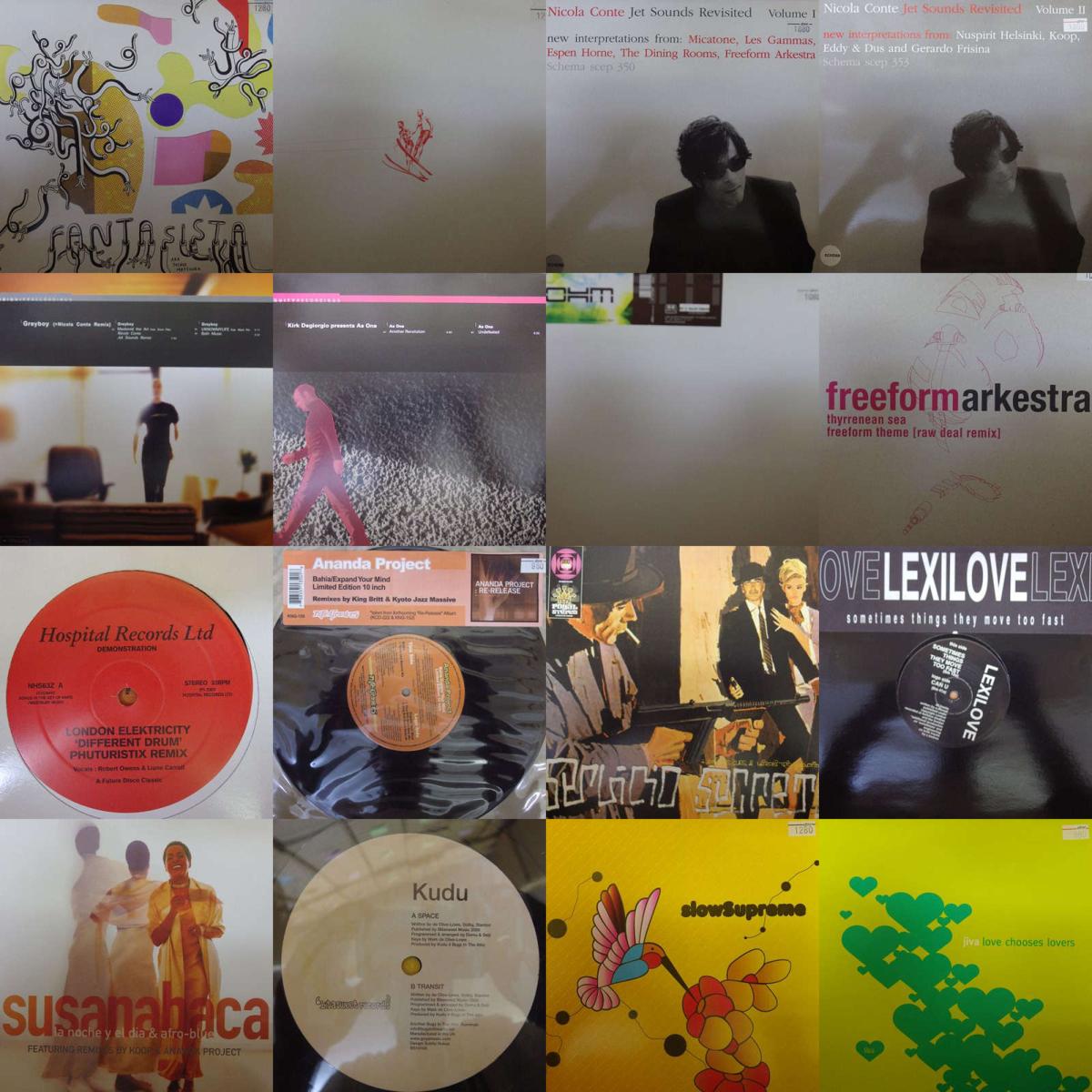 ALL 10INCH CLUB JAZZ CROSSOVER中心 10INCH 16枚セット / NICOLA CONTE KOOP 松浦俊夫 ...