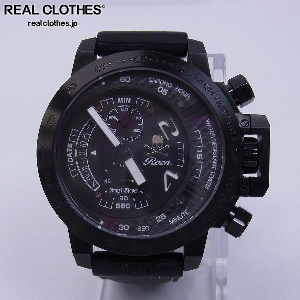 Roen×Angel Clover/ロエン×エンジェルクローバー 腕時計 クロノ ブラック TC48ROW /060(ロエン)｜売買された ...