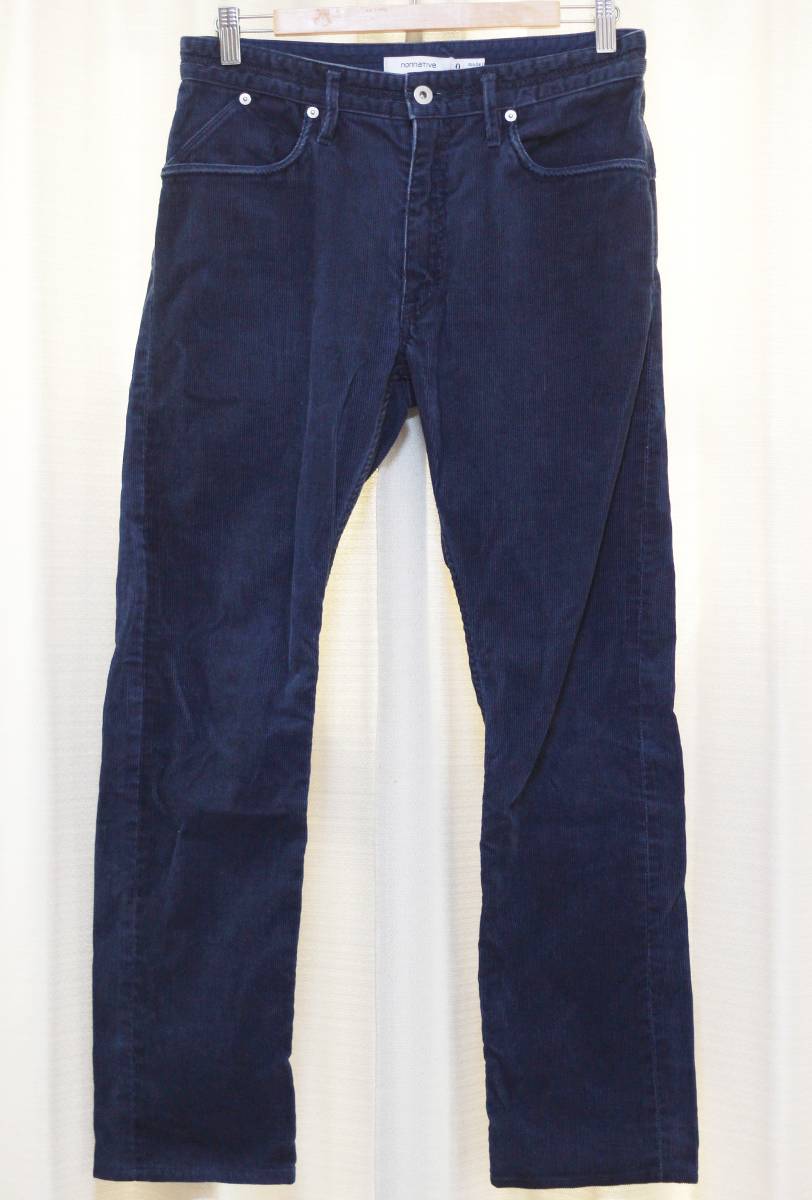 16SS nonnative ノンネイティヴ NN-P2935 DWELLER 5P JEANS C/P CORD パンツ コーデュロイ 紺 ...