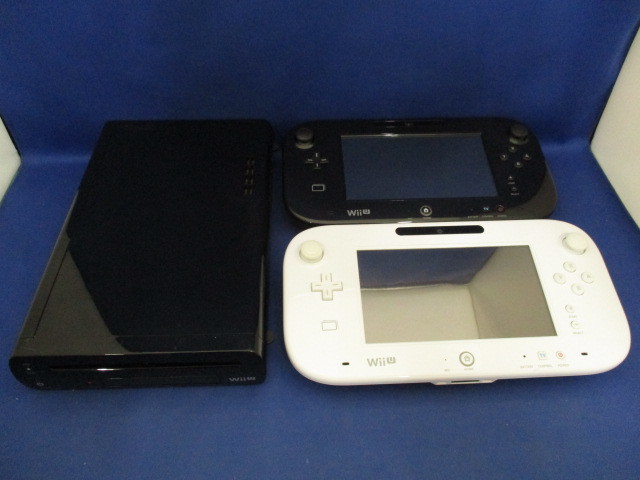 ks1113/06 任天堂 ニンテンドー Nintendo Wii U 32GB kuro 本体のみ ゲームパッド GamePad kuro ...