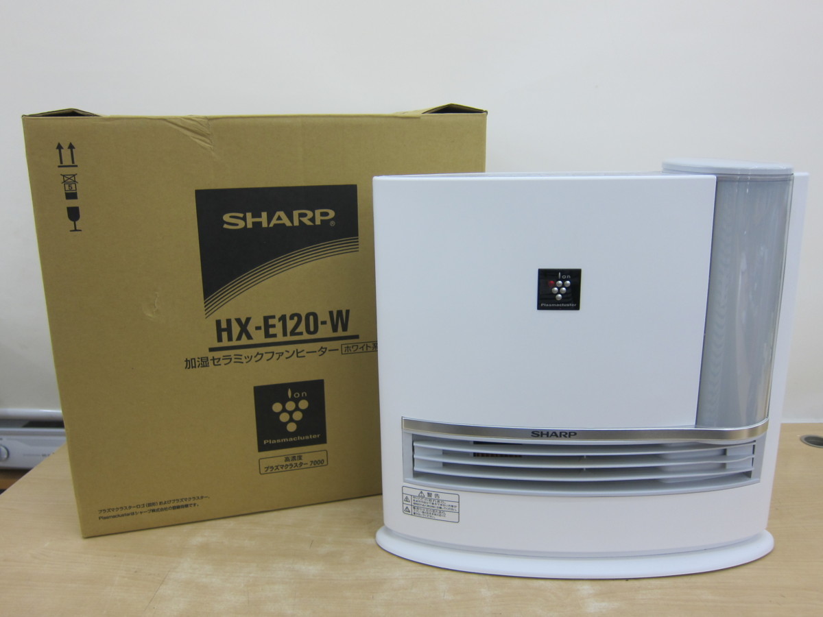 シャープ 加湿セラミックファンヒーター プラズマクラスター搭載 ホワイト HX-E120-W 2015年製〇(スチーム式)｜売買されたオークション情報、yahooの商品情報をアーカイブ公開 ...