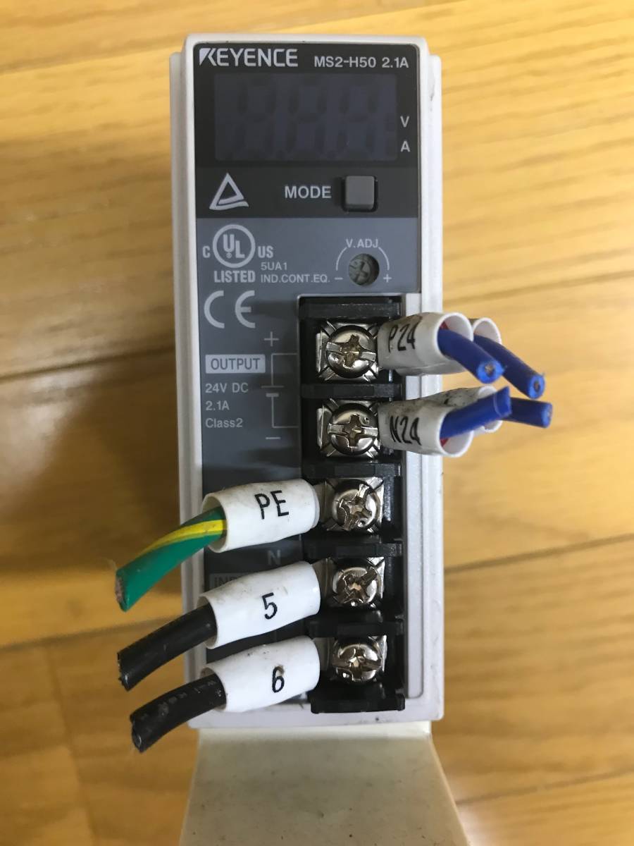 キ356 KEYENCE キーエンス 小型スイッチングパワーサプライ MS2-H50 24V DC 2.1A(スイッチング電源)｜売買された ...