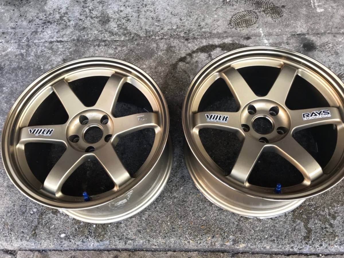 必見 ^_- - RAYS レイズ TE37 ブロンズ 18インチ 9.5J +22 RAYS GT-R S14 S15 BNR32 BNR33 BNR34 ドリフト ゼロヨン 峠(5穴 ...