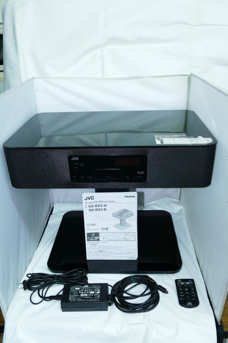 ジャンク JVC ホームシアターサウンドシステム NX-BX3-B ブラック 本体 付属品 通電確認済 外観良好 動作未確認(サラウンドセット ...