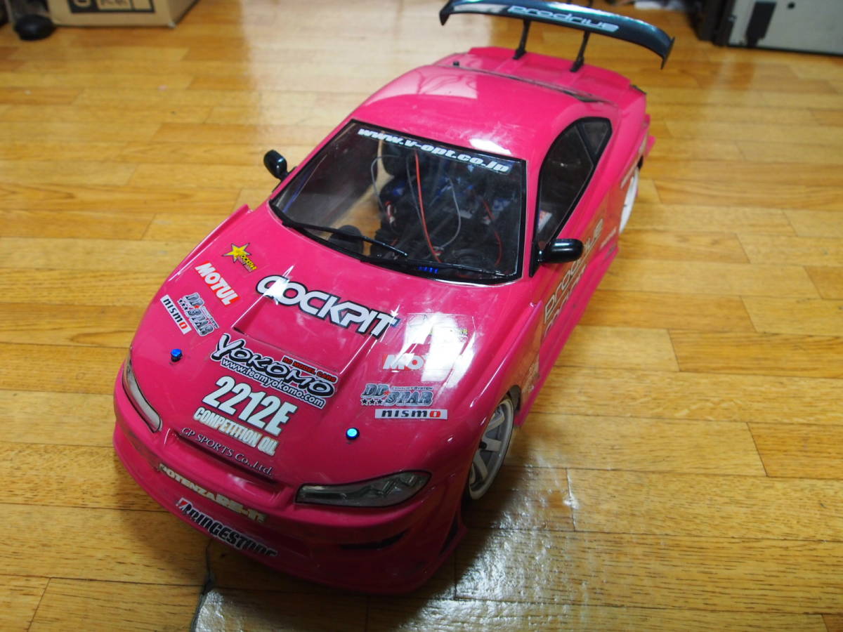 ヨコモ DRIFT PACKAGE +D-LIKE RE-Rコンバージョン+ブラシレスモーター+Team BOSS S15 シルビア +フタバ ...
