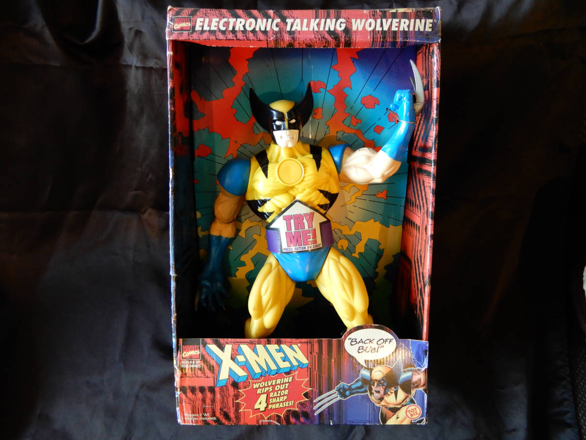 Marvel Comics X-Men Electronic Talking Wolverine 15" Action Figure ...