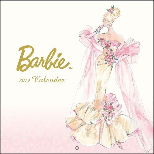 バービー カレンダー 2019 サンスター文具 Barbie Wall Calender 壁掛け メール便 ウォール カレンダー スケジュール ...