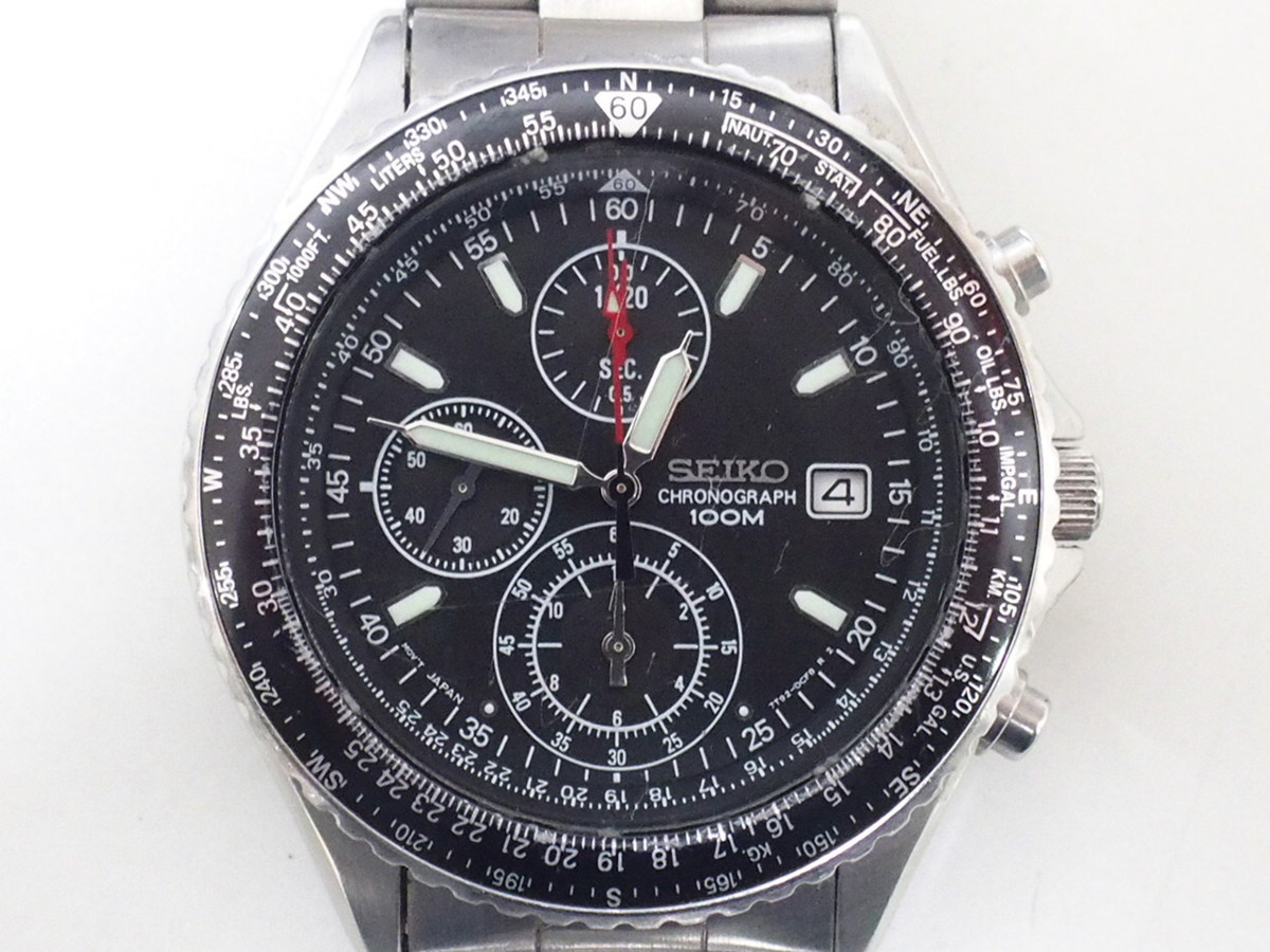 セイコー クロノグラフ メンズ腕時計 7192-0CF0 電池交換済 SEIKO CHRONOGRAPH m001(その他)｜売買された ...