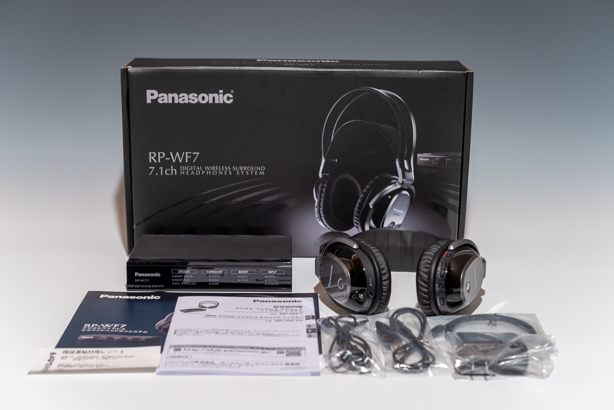 Panasonic パナソニック 7.1ch デジタルワイヤレスサラウンドヘッドホン RP-WF7(パナソニック)｜売買されたオークション情報 ...