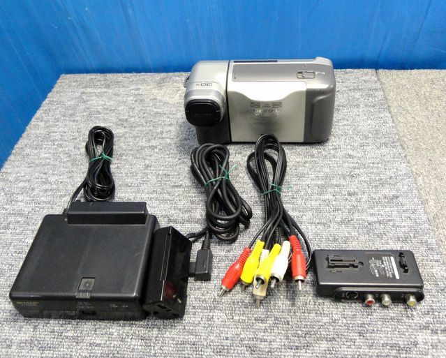 YU377 SHARP シャープ MiniDV ビデオカメラ VL-DC2 ビューカム TV出力可 ダビング 保存 再生 ミニDV(シャープ ...