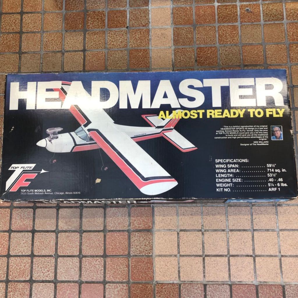 TOP FLITE HEADMASTER トップフライト ヘッドマスター ラジコン RC 飛行機(組立キット（電動）)｜売買されたオークション ...
