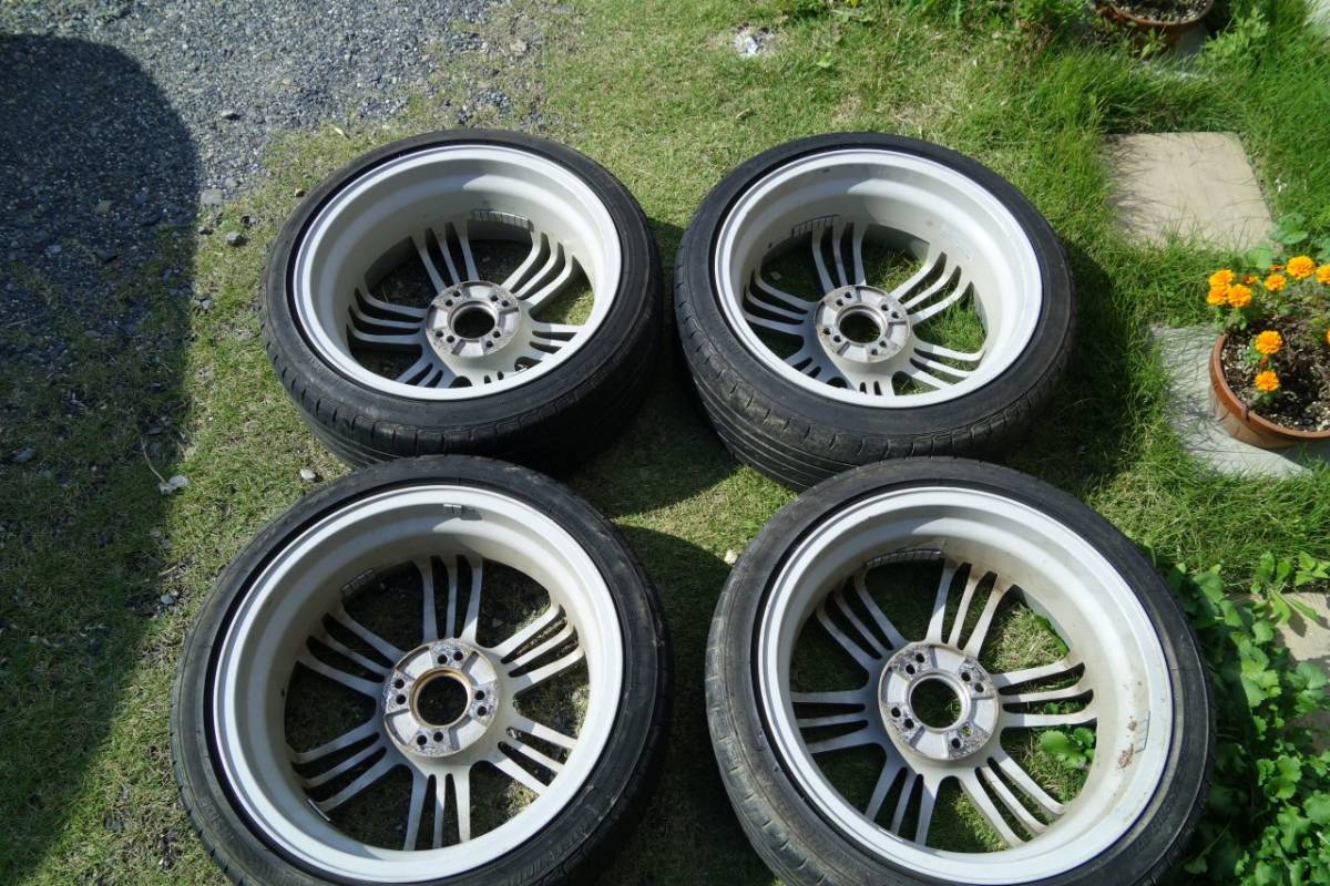 17インチ 7JJ 4穴 PCD 100 144.3 アメリカンレーシング INDY500 インディ アルミホイール 軽自動車 小型車 ...