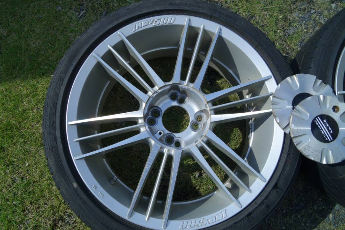 17インチ 7JJ 4穴 PCD 100 144.3 アメリカンレーシング INDY500 インディ アルミホイール 軽自動車 小型車 ...