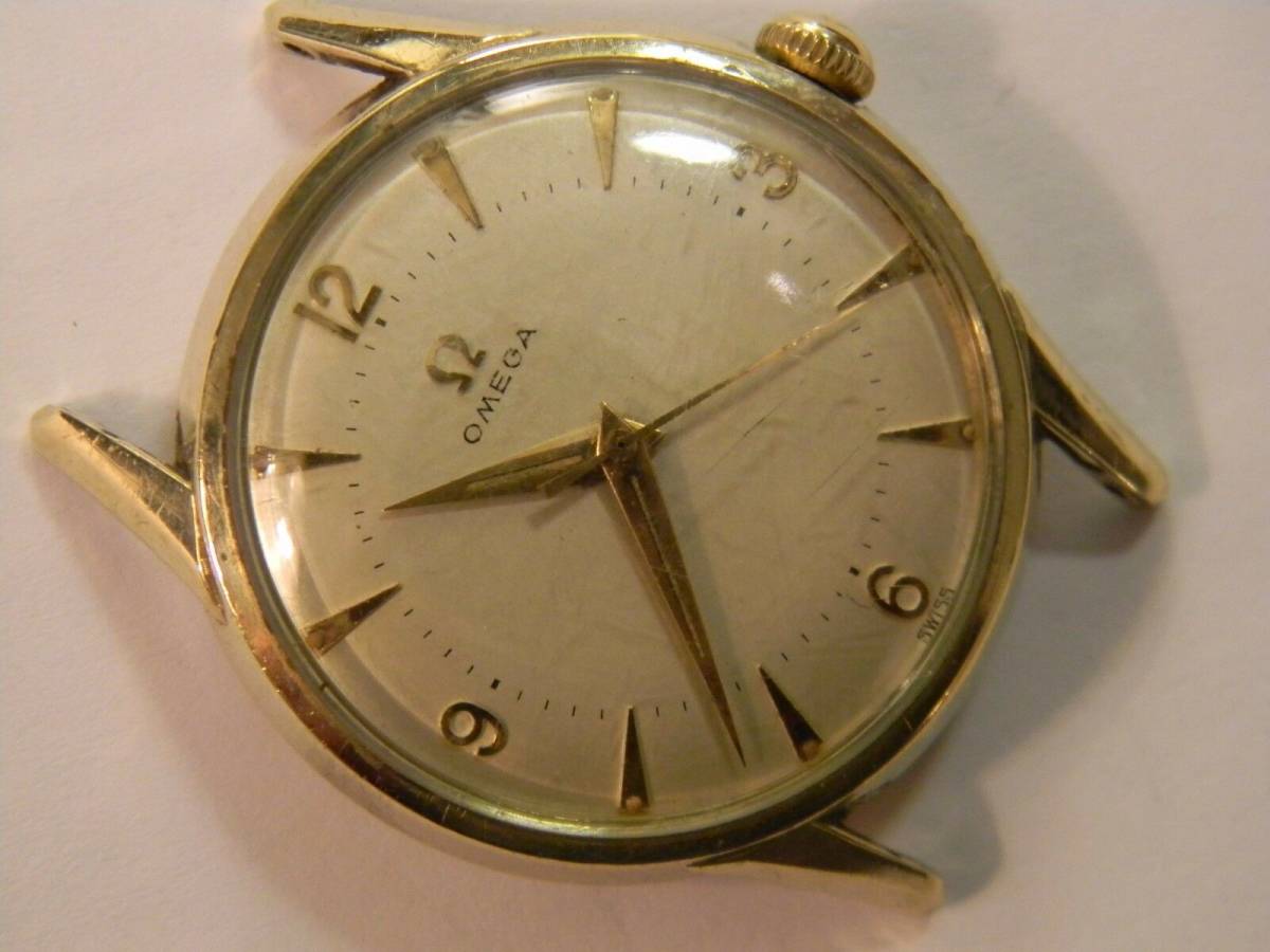 海外 VINTAGE 1960 OMEGA CAL 284 17J 10K GOLD FILLED STAINLESS STEEL MENS ...
