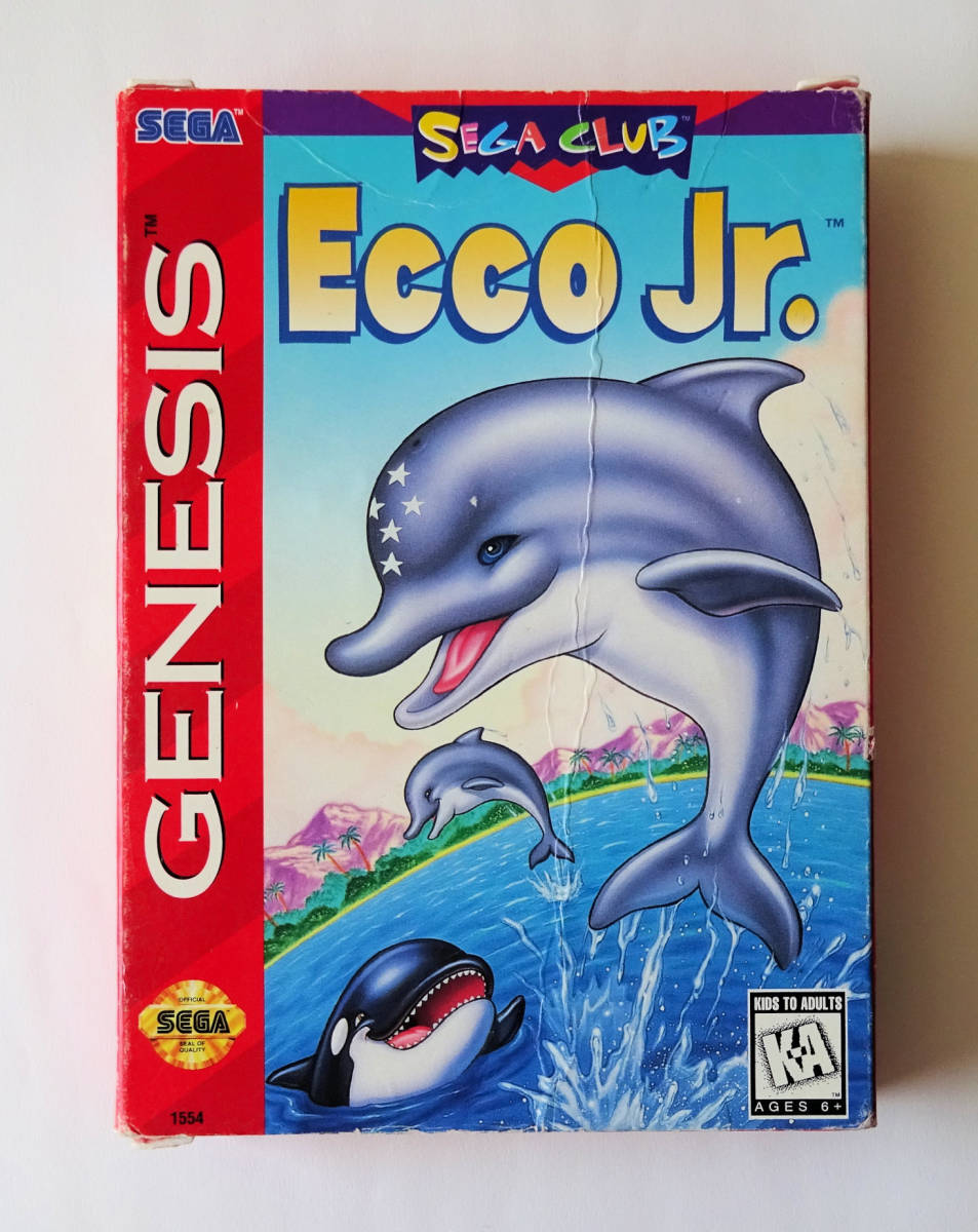 SEGA MD ECCO JUNIOR / Ecco the Dolphin Jr. メガドライブ / SEGA GENESIS 海外版(アクション)｜売買されたオークション情報、yahooの ...