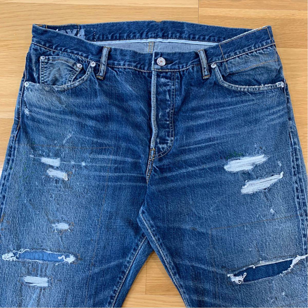 18aw visvim SOCIAL SCULPTURE DRY DENIM 4 DRY4(ボトムス)｜売買されたオークション情報、yahoo ...