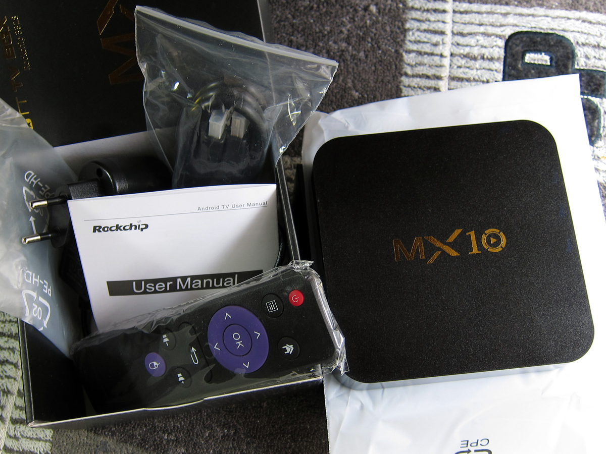 MX10 Android9.0 TV Box Rockchip RK3328 Quad Core 64Bit RK3328 RAM-4GB ...