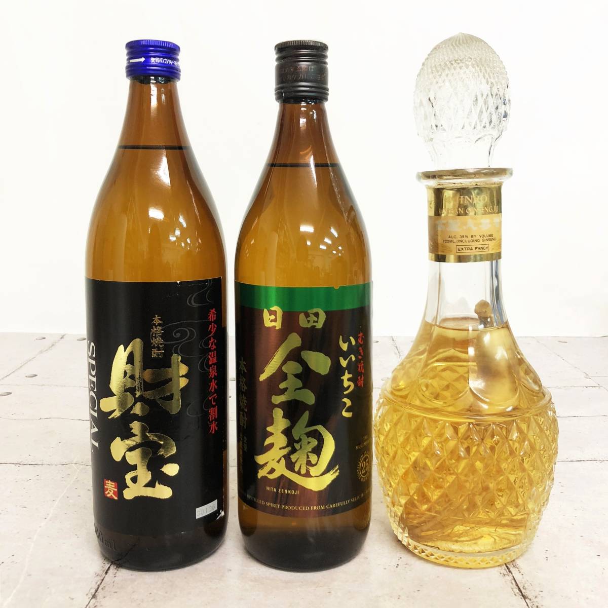 5154 5166 焼酎 高麗人参酒 3本セット 財宝 いいちこ 全麹 JINRO 高麗人参酒(いいちこ)｜売買されたオークション情報、yahooの商品情報をアーカイブ公開 - オークファン ...