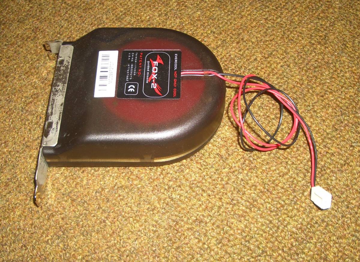 EVERCOOL ブロアファン FOX-2 PCシステムクーラー PCIスロット用(冷却装置)｜売買されたオークション情報、yahooの商品情報をアーカイブ公開 - オークファン（aucfan ...